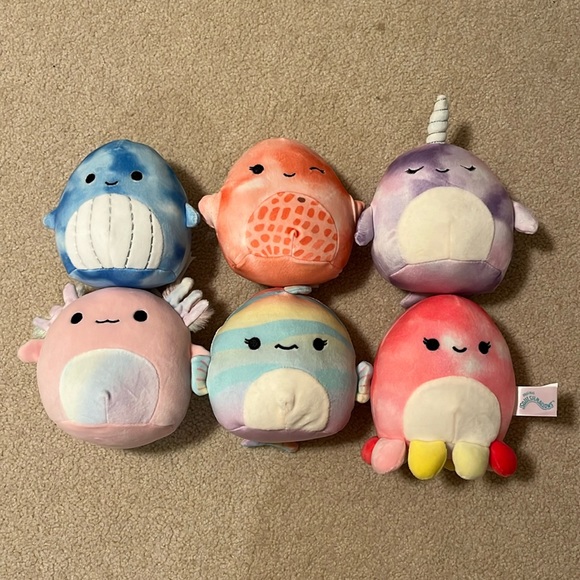 Squishmallows | Toys | Squishmallows Under The Sea 6pack | Poshmark